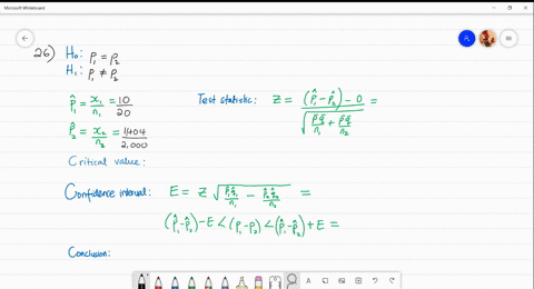 SOLVED:Two different simple dom samples are drawn from two different ...