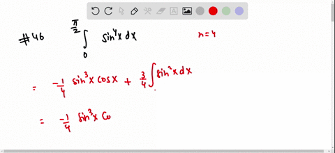 SOLVED:Evaluate the integral using the reduction formulas from ...