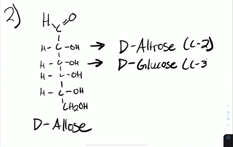 SOLVED:Using Figure 7-3, identify the epimers of (a) D-allose, (b) Dgulose, and (c) D-ribose at ...