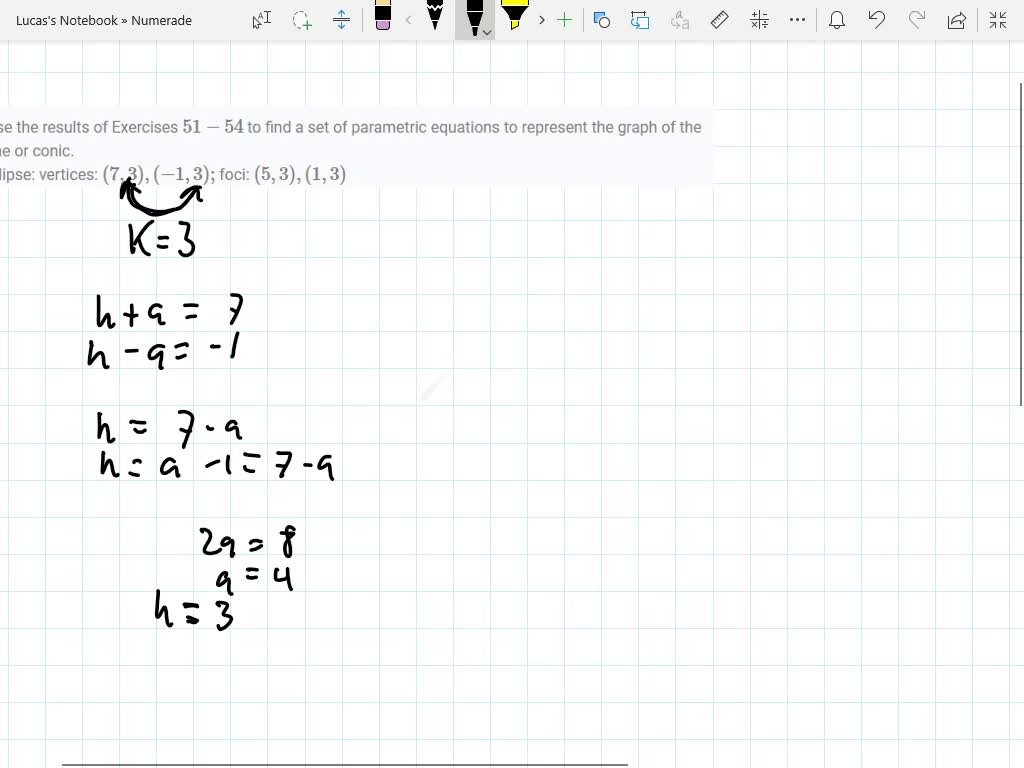 SOLVED:Finding Parametric Equations for a Graph In Exercises 55-62, use ... SOLVED:Finding Parametric Equations for a Graph In Exercises 55-62, use ...