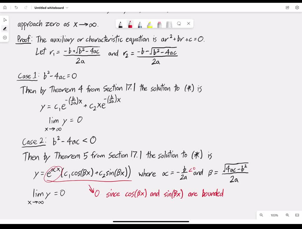 SOLVED:If a, b, and c are all positive constants and y(x) is a solution of the differential ...