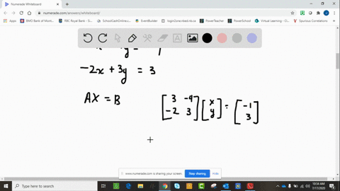 ⏩SOLVED:Use matrix inversion to solve each system of equations. Note… | Numerade