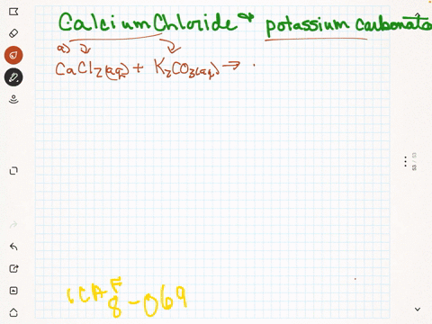 ⏩SOLVED:Aqueous solutions of calcium chloride and potassium… | Numerade