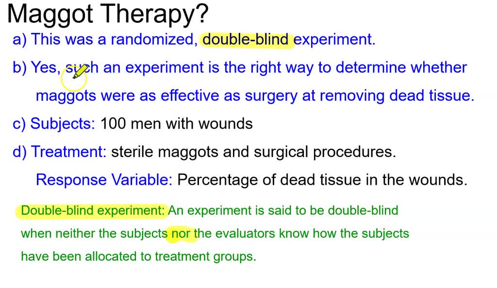 Maggot therapy? People generally don’t think “health” when they hear ...