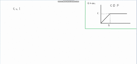 SOLVED:Find the value of c . Sketch and label the other function. (That ...