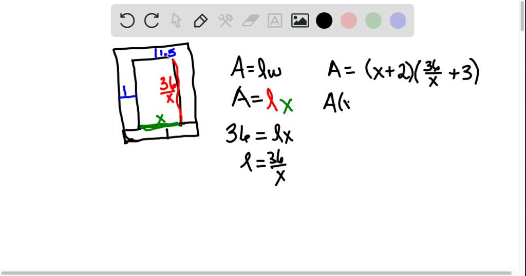 SOLVED: Use of Materials A mathematics book is to contain 36 in^2 of ...