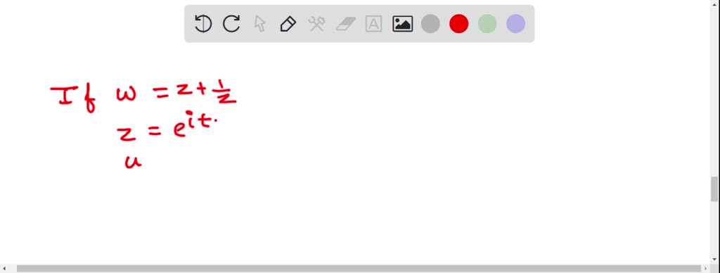 SOLVED:A curve in the z -plane and a complex mapping w=f(z) are given. In each case, find the ...
