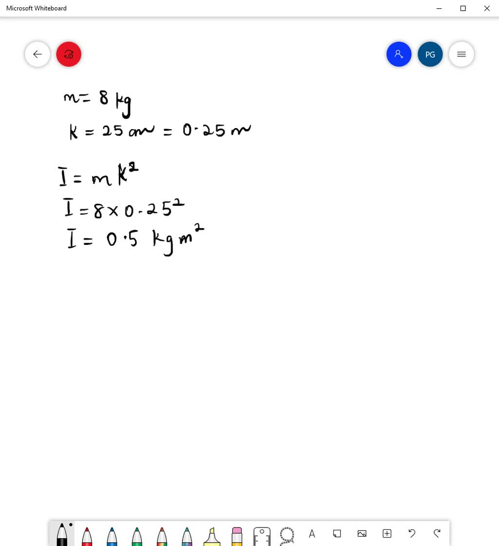 SOLVED An 8 0 kg Wheel Has A Radius Of Gyration Of 25 Cm a What Is