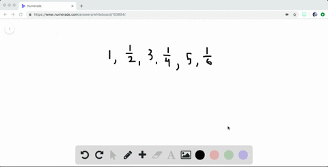 SOLVED:Find the n th term of a sequence whose first several terms are given. 1, (1)/(2), 3, (1 ...