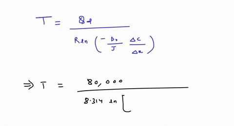 SOLVED:Below is shown a plot of the logarithm (to the base 10 ) of the diffusion coefficient ...