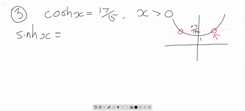 SOLVED:Gives a value of sinhx or coshx. Use the definitions and the ...