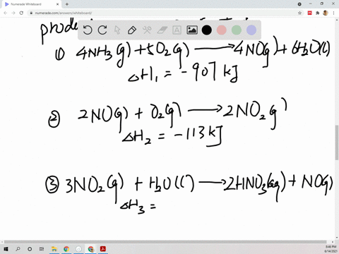 SOLVED:The following sequence of reactions occurs in the commercial ...