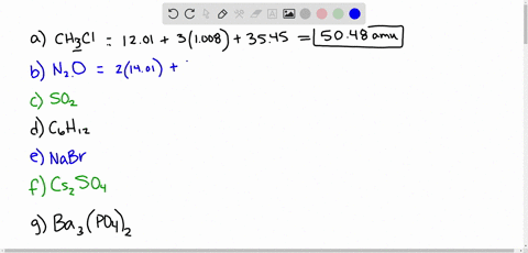 SOLVED:For each compound, determine the mass in grams that contains 7. ...