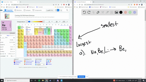 SOLVED:Using only a periodic table as a guide, arrange each of the following series of atoms in ...