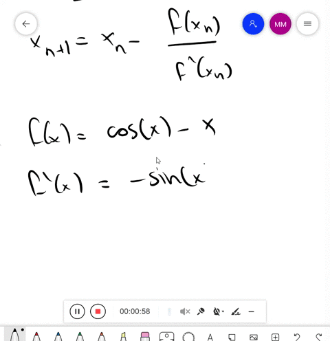SOLVED:Fixed points An important question about many functions concerns the existence and ...