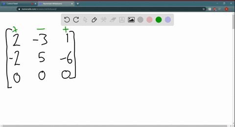 SOLVED:Evaluate the following determinants, using expansion by minors about the row or column of ...