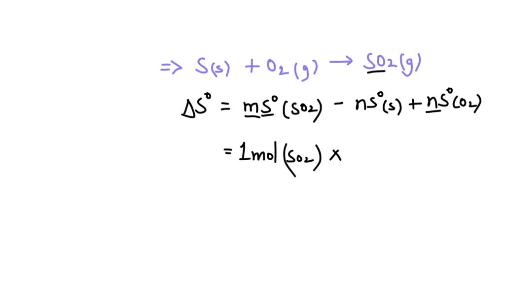 SOLVED:Using the data in Appendix 2, calculate the standard entropy changes for the following ...