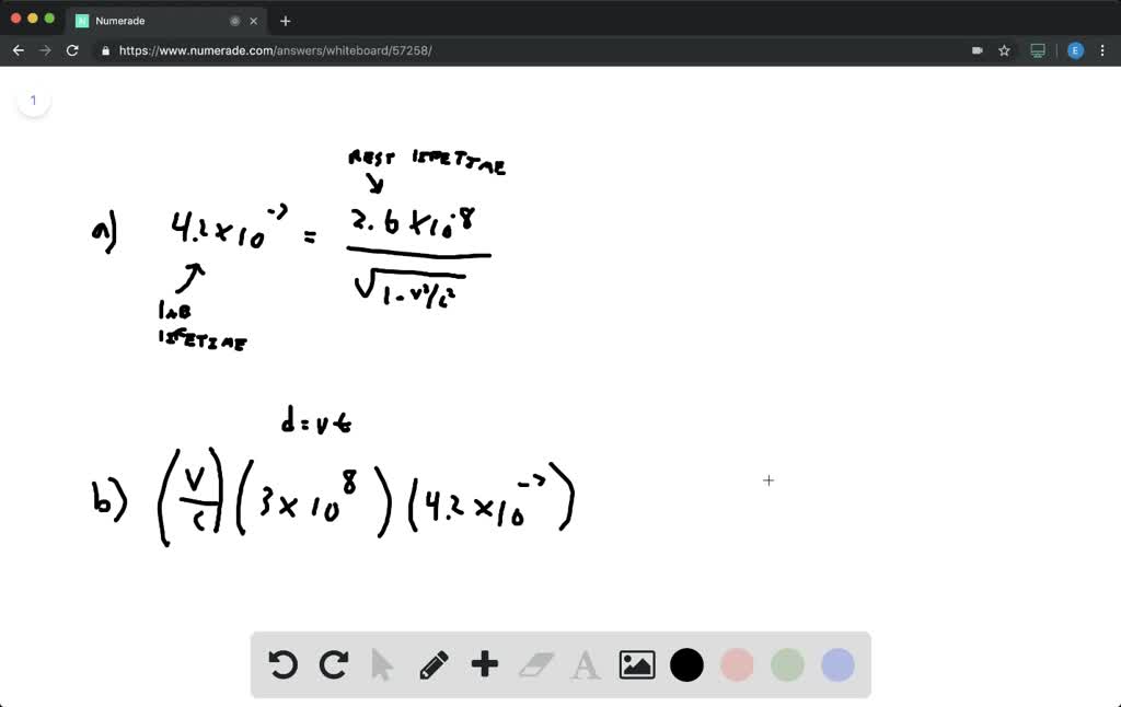 The negative pion (\pi^-) is an unstable particle…