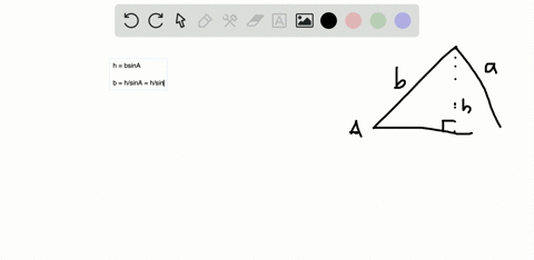 ⏩SOLVED:Find values for b such that the triangle has (a) one… | Numerade