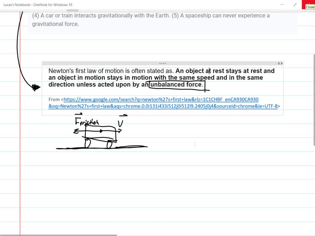 SOLVED: Why do we use a spaceship in outer space, far from other objects, to illustrate Newton's ...