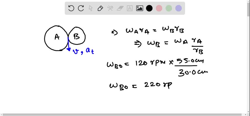 SOLVED: Gear A rotates with an angular velocity of 120 rpm clockwise ...