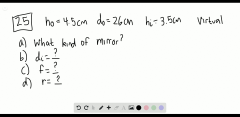 ⏩SOLVED:(II) A 4.5 -cm tall object is placed 26 cm in front of a ...