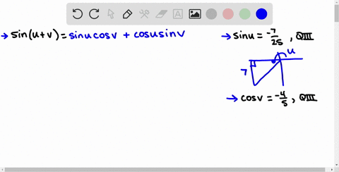 SOLVED:In Exercises 51 - 56, find the exact value of the trigonometric function given that sinu ...