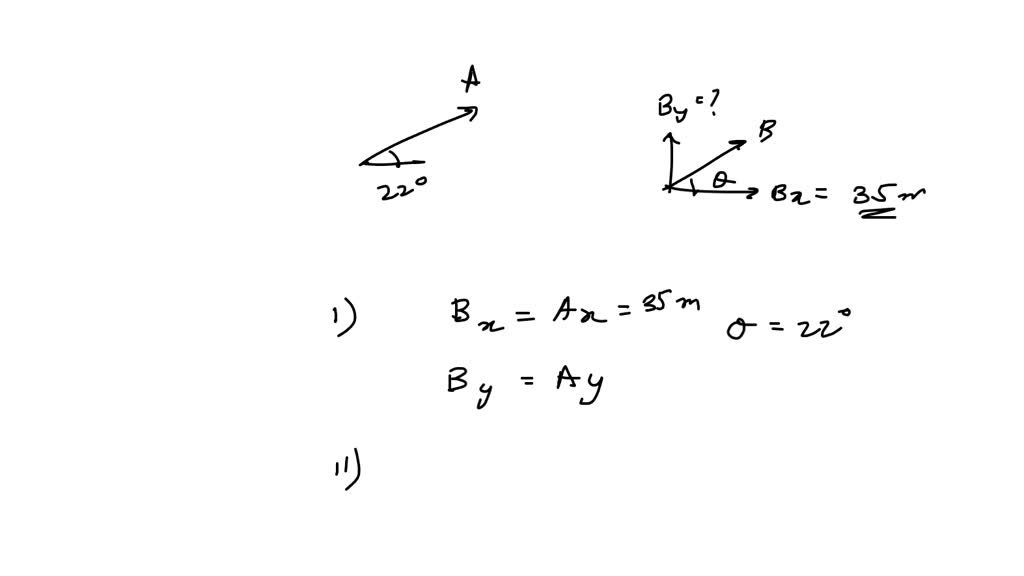 The Cartesian components of a vector 𝐁 are shown in Figure 4.5. If Bx=7 ...