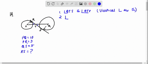 The centers of two circles with radii 3 and 5 are 10 units apart. Find ...