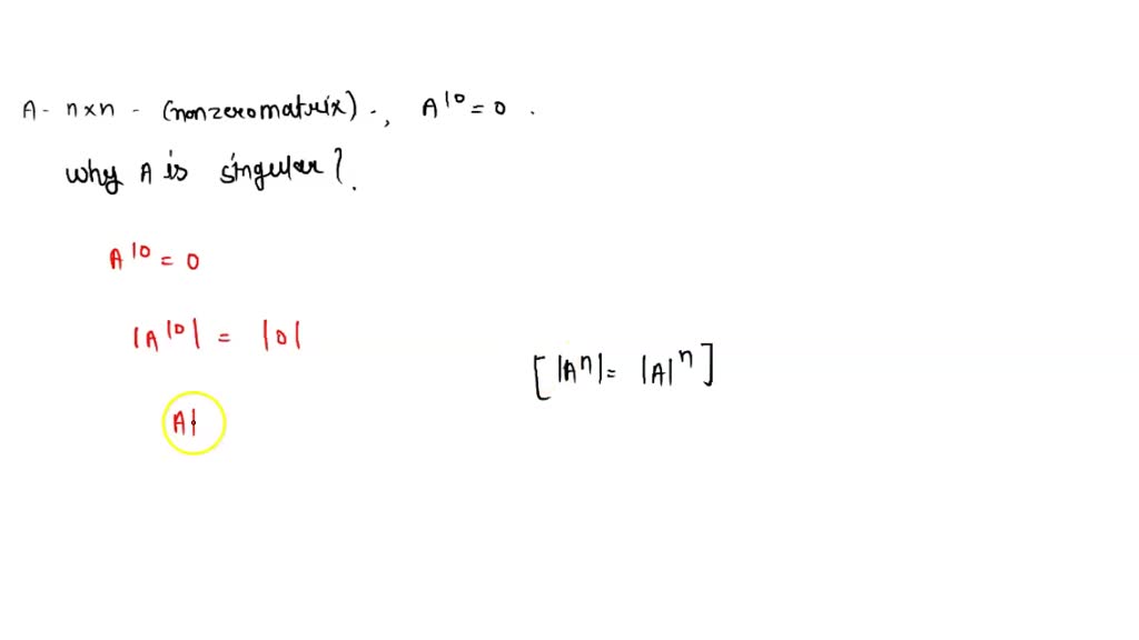 SOLVED:. (a) Consider A ∈𝐑^n ×n, and A=A^T. Suppose that the leading ...
