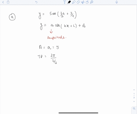 SOLVED:The given function models the displacement of an object moving in simple harmonic motion ...