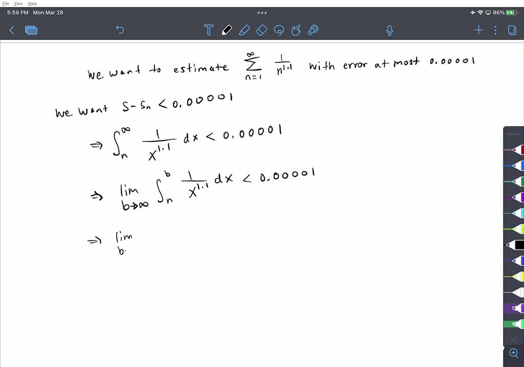 SOLVED:How many terms of the convergent series ∑n=1^∞(1 / n^1.1) should ...