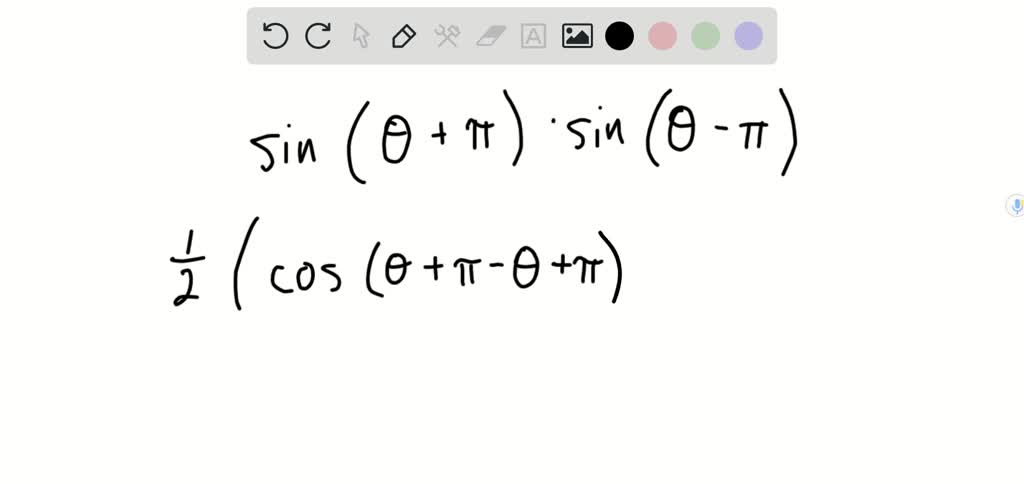 SOLVED:In Exercises 61-72 , use the product-to-sum formulas to write the product as a sum or ...