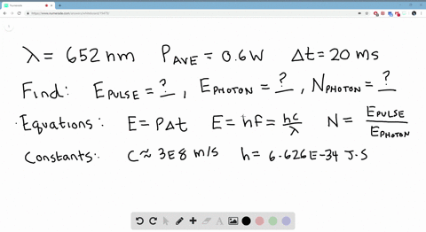 Chapter 38, Photons: Light Waves Behaving as Particles Video Solutions ...