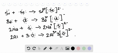 SOLVED:Write the Lewis symbols that represent the ions in each ionic compound. a. SrO b. Li2S c ...