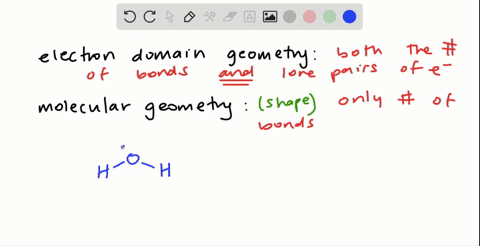 What is the difference between the electron-domain geometry and the ...
