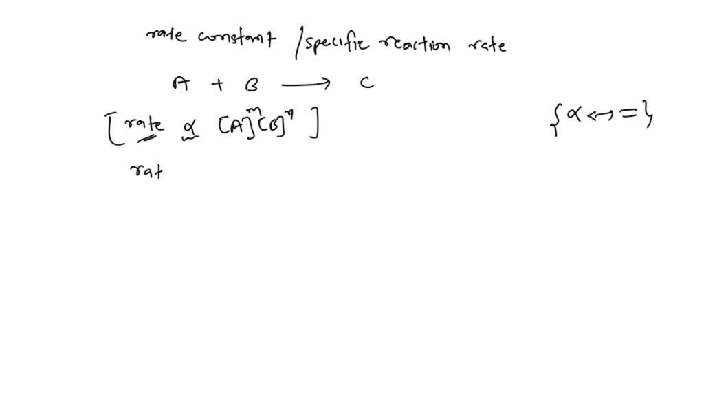 SOLVED:The rate constant of a reaction depends on (a) extent of ...