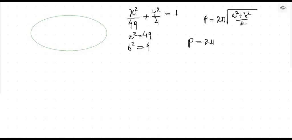 SOLVED:Perimeter of an Ellipse The perimeter P of an ellipse can be ...