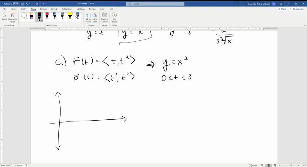 ⏩SOLVED:Cusps and noncusps a. Graph the curve 𝐫(t)= t^3, t^3 . Show ...