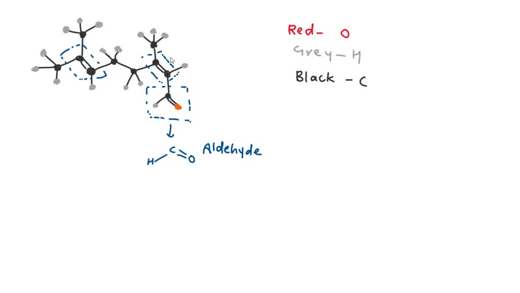 SOLVED:a. Identify the functional groups in the bail-and-stick model of ...