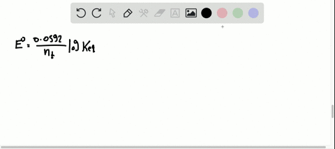 SOLVED:What are E cell ^∘ and ΔG^∘ of a redox reaction at 25^∘ C for ...
