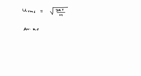 SOLVED:The root mean square velocity of one mole of a monoatomic gas ...