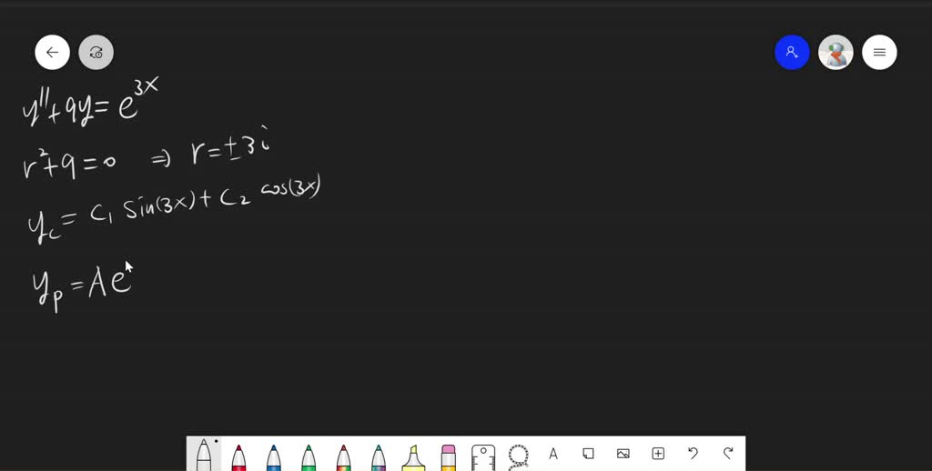 Solve the differential equation or initial-value problem using the method of undetermined ...