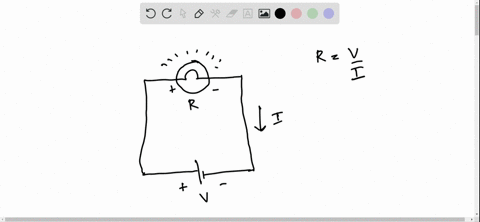 SOLVED:Draw a schematic diagram of a circuit that contains a battery ...