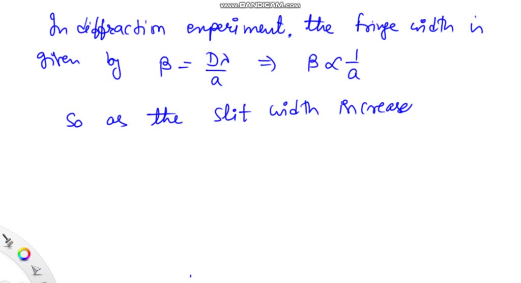 Solved A Monochromatic Light Passes Through A Narrow Slit And Forms A Diffraction Pattern On A