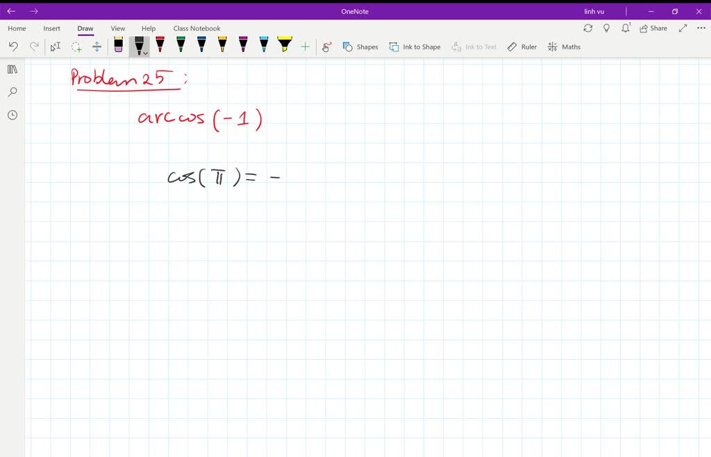 SOLVED Find The Exact Value Of Each Expression Without Using A Calculator Or Table Arccos 1 