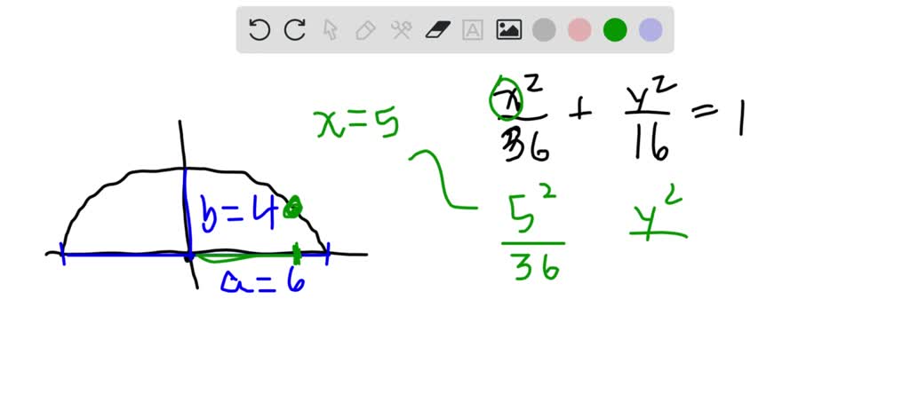 SOLVED: A window in the shape of a semiellipse is 12 feet wide and 4 ...