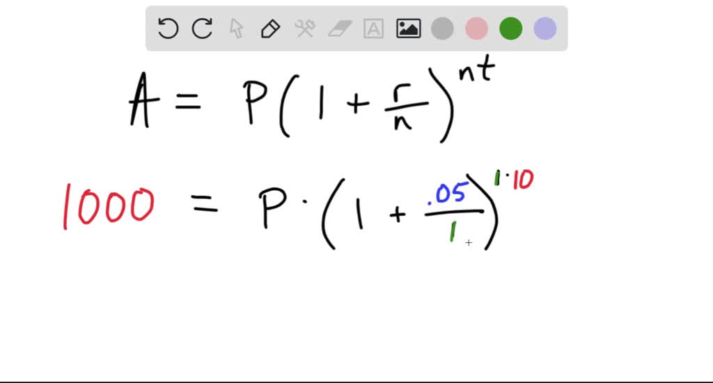SOLVED:Calculating Future Values Compute the future value of 1,000 compounded annually for 1. 10 ...