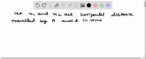 SOLVED:Two particles are separated at a horizontal distance x as shown in figure. They are ...
