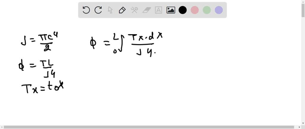The angle of twist for a shaft subjected to twisting torque can be ...